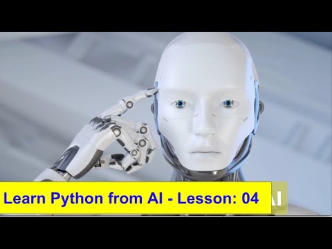 Learn Python from AI - Lesson: 04 #python #learnpython #ai #artificialintelligence