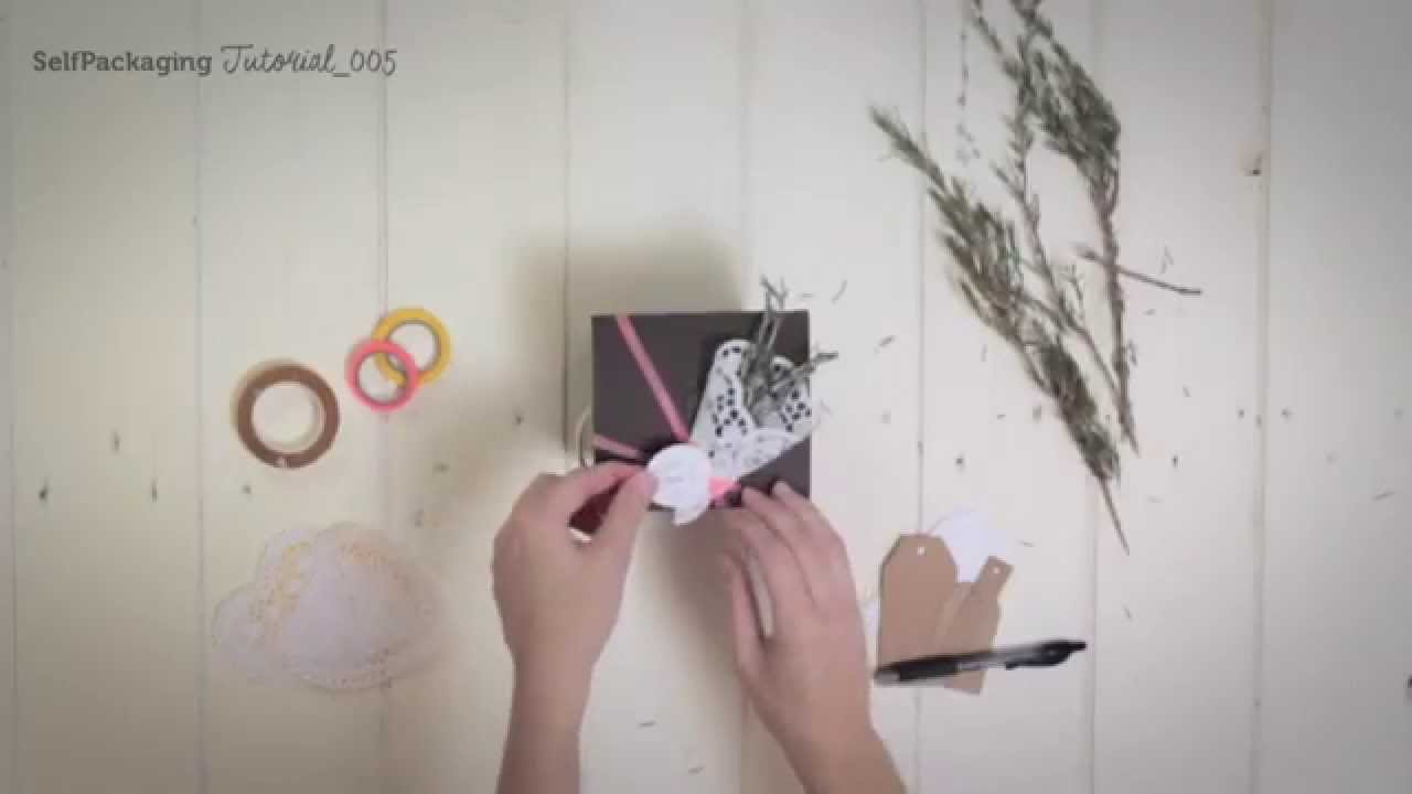 DIY decoración de regalos con un toque rústico - SelfPackaging tutorial