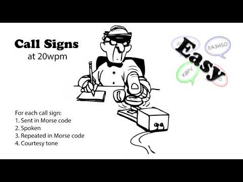 Easy Call Signs 20wpm