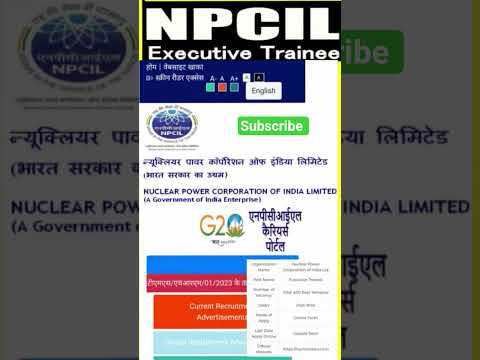 NPCIL Recruitment 2025: Apply for Executive Trainee 400 Post