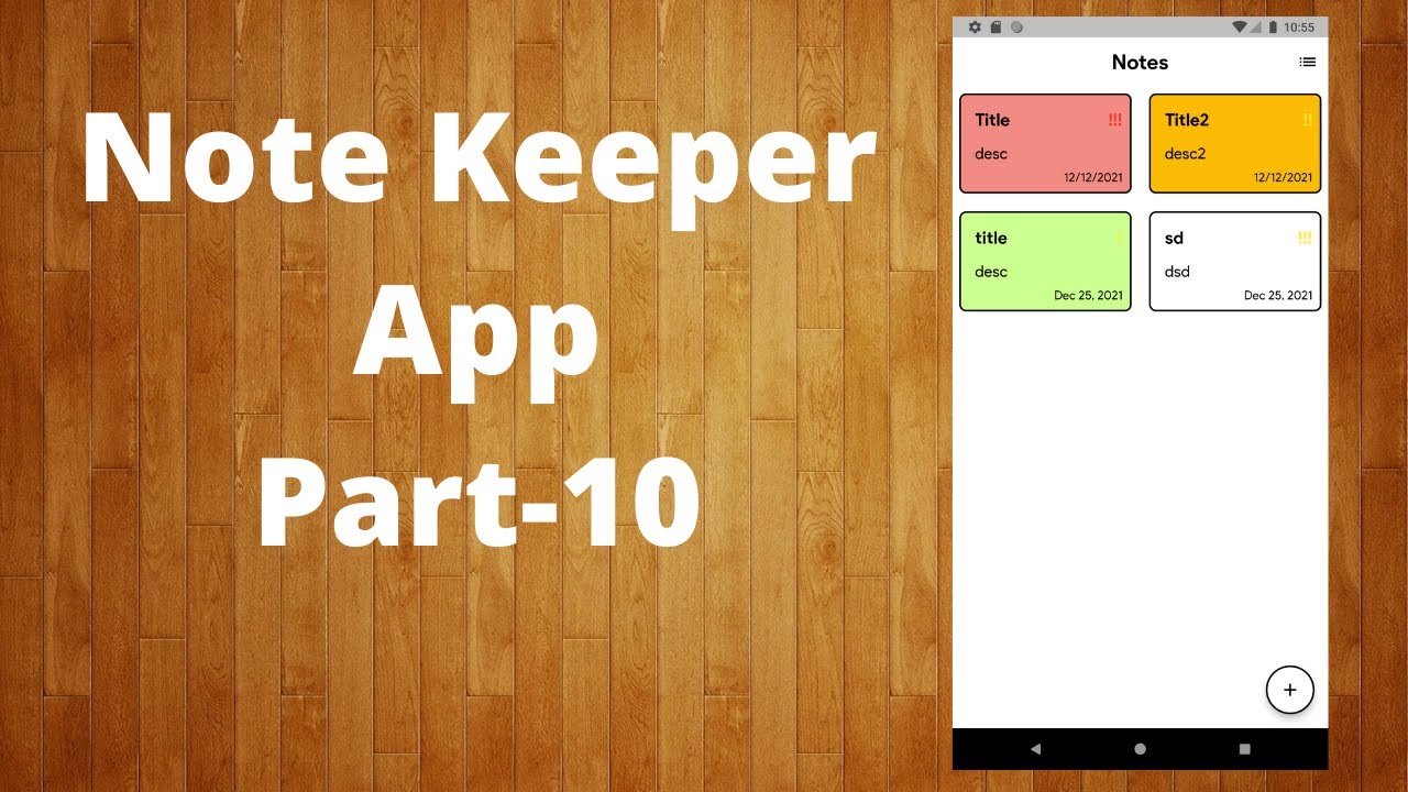 Flutter moor(drift) tutorial - Building NoteKeeper App from scrach | Listing Note