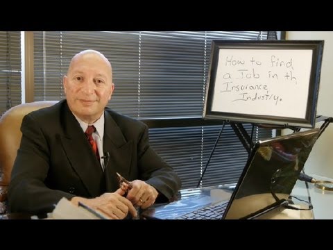 How to Find a Job in the Insurance Industry : Insurance Topics
