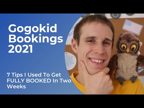 Gogokid Bookings 2021 | 7 Tips I Used To Get FULLY BOOKED In Two Weeks