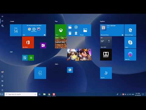 Set the Windows 10 Start Menu to full screen layout