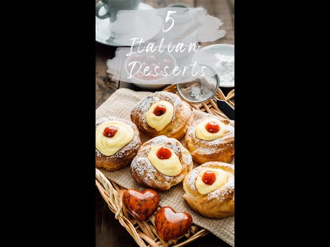 [World Dessert]  5 Italian Desserts #dessert #italy
