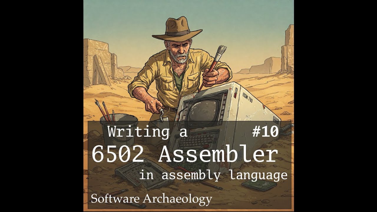 Writing a 6502 assembler in assembly language #10