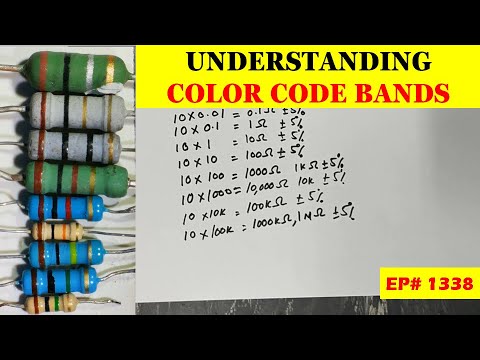 {1338} Understanding Resistor Color Code Bands | How to Identify Value & Read Band Locations