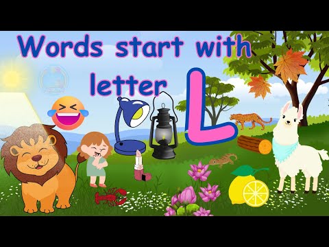 Words That Start with Letter L | Fun & Easy Learning for Kindergarten