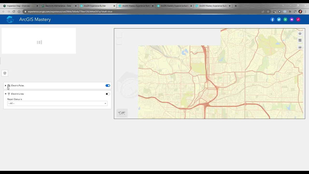 Add Widgets 4/7 - ArcGIS Experience Builder