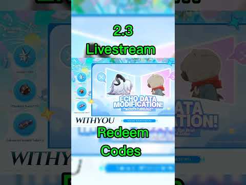 Wuthering Waves 2.3 Livestream Codes! #wutheringwaves #redeecode