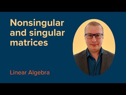 NON-SINGULAR Matrices and SINGULAR Matrices | FREE Linear Algebra Course