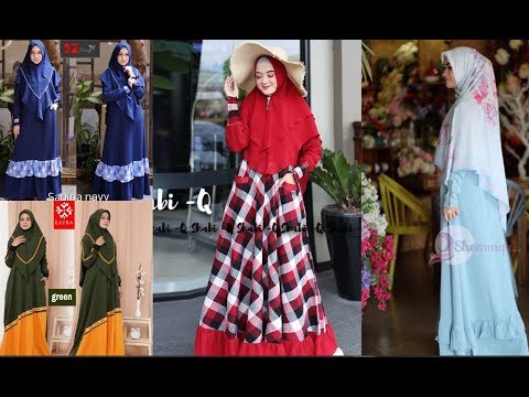 Trend Busana Muslim Syari Terbaru 2019/2020 Model Dress Muslimah Cantik Modern Terkini