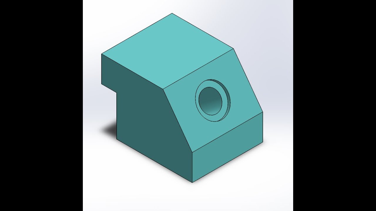 SolidWorks Beginner's Tutorials-Angle Block
