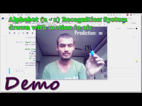 Alphabet Recognition System drew in motion in air complete project ...