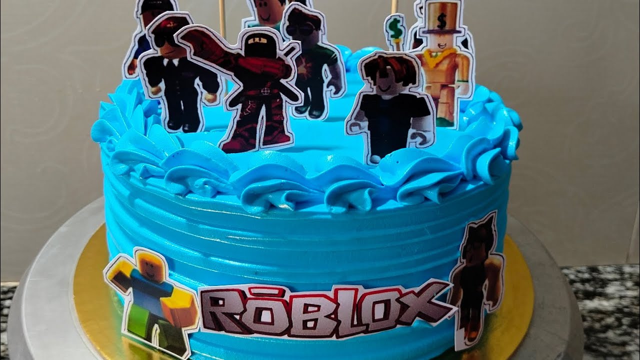 Roblox cake design/Printable topper