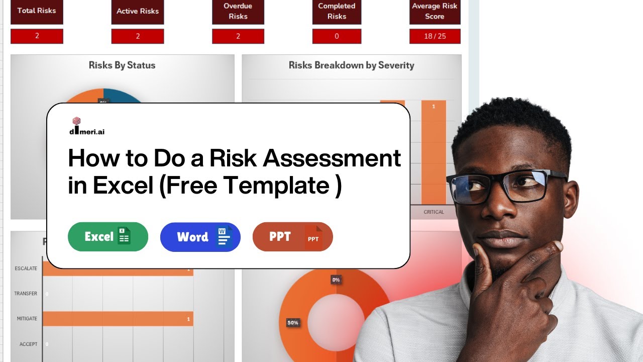 How to Do a Risk Assessment in Excel (Free Template ) #riskmanagement #risktutorial