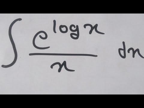 ## Integral of (e^logx/x)dx ##