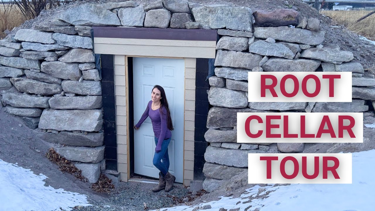 First Winter Using Our Root Cellar: Full Tour & Temperature Tracking Tips