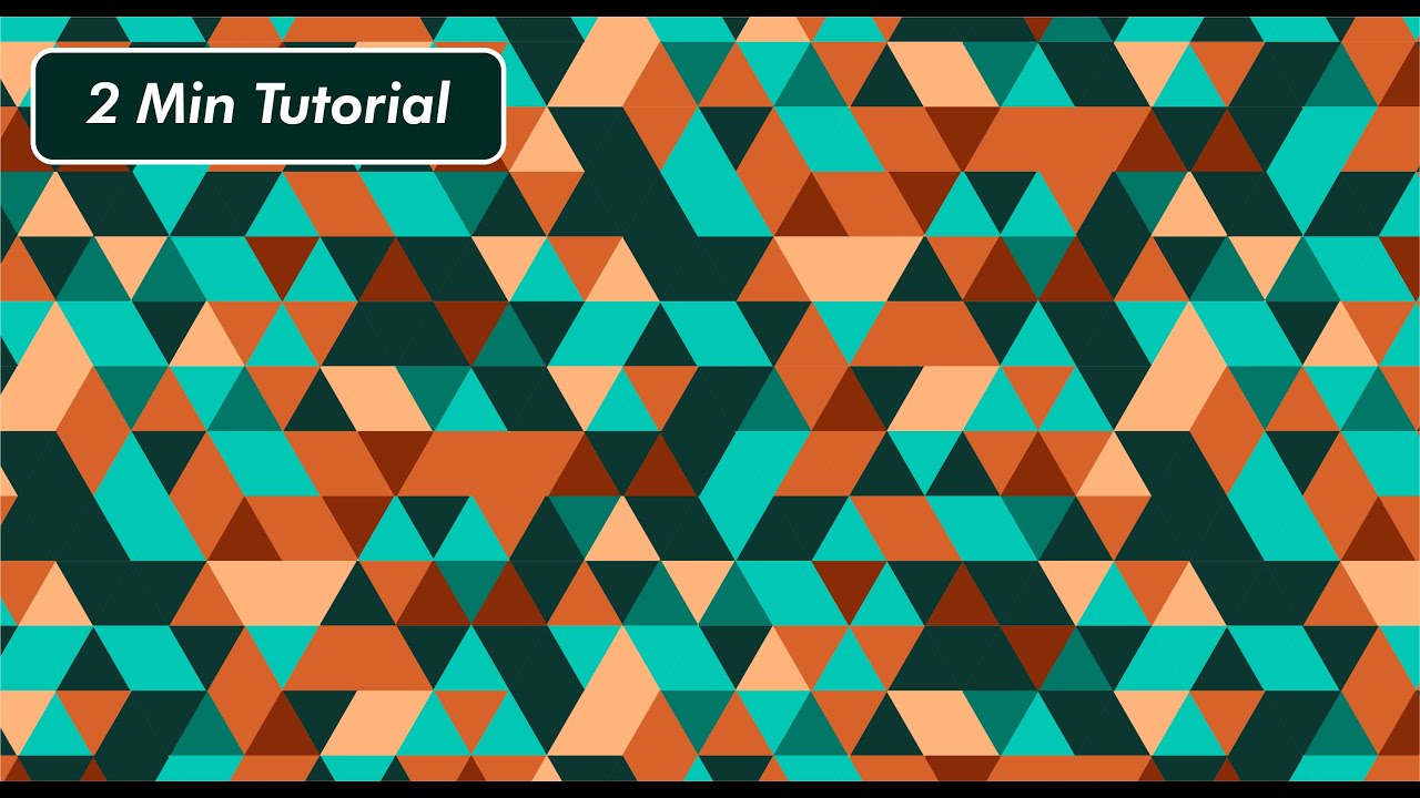 Create Abstract Geometric Pattern in Adobe Illustrator | 2 Minute Tutorial Free #script