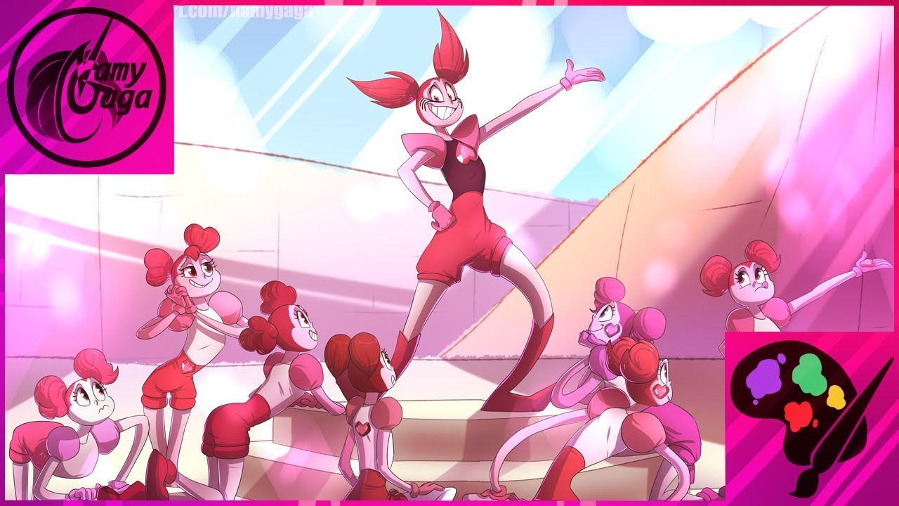 Speed Paint | Spinel adored by other Spinels! | Steven Universe Movie
