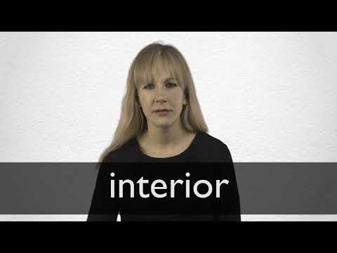 How to pronounce INTERIOR in British English