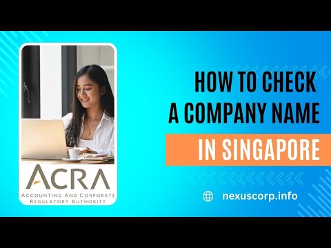 How to check company name in Singapore for FREE