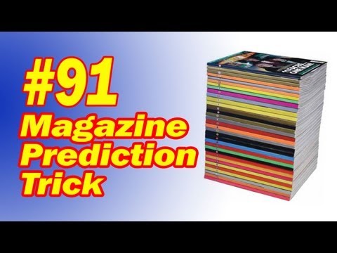 Magazine Prediction Trick - Easy Mentalism To Amaze Your Friends