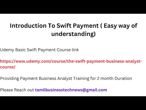 Introduction To Swift Payment ( Easy way of understanding)