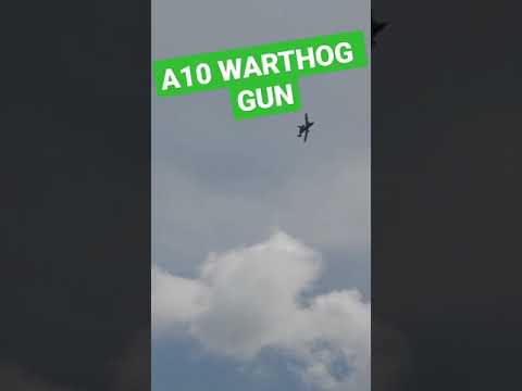A-10C WARTHOG Firing GUN Thunderbolt Demo Team