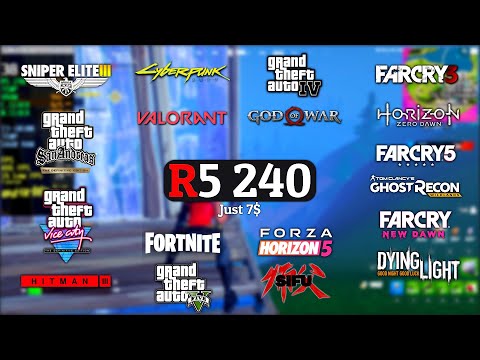 R5 240 Is The Best Price To Performance, Low End GPU | 20 Games Tested