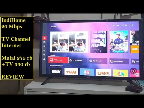 Review dan Test Paket IndiHome Termurah 20 Mbps (Internet+TV)