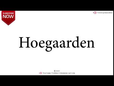 How to Say Hoegaarden - Pronounce it right! #correctpronunciation