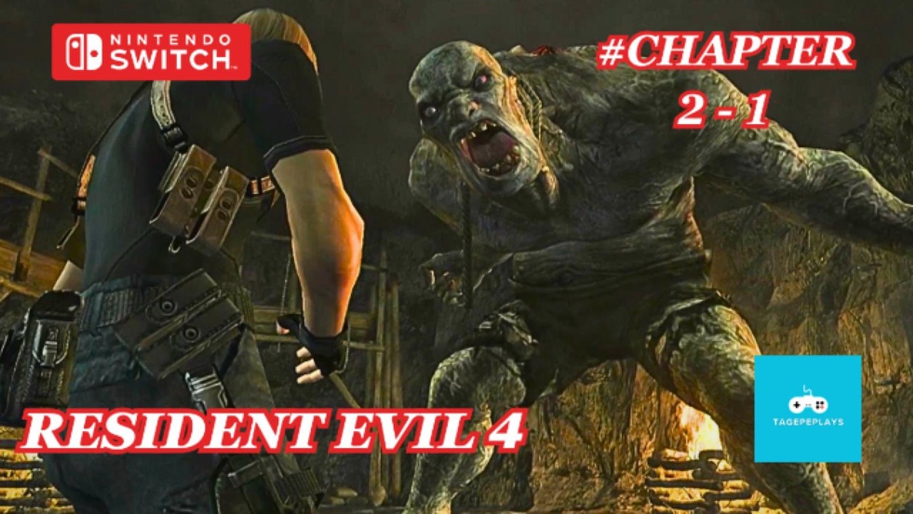 Resident Evil 4 Original Walkthrough Gameplay Part 4 | Chapter 2-1 | Nintendo Switch