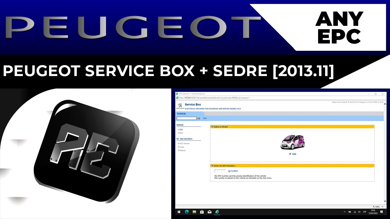 PEUGEOT SERVICE BOX + SEDRE [2013.11] | INSTALLATION