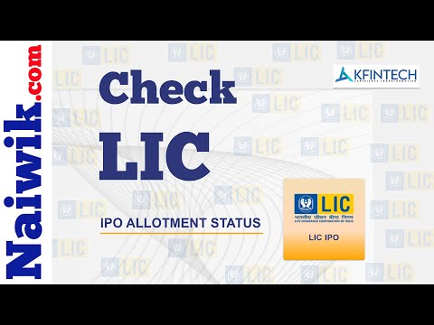 How to check LIC IPO Allotment Status
