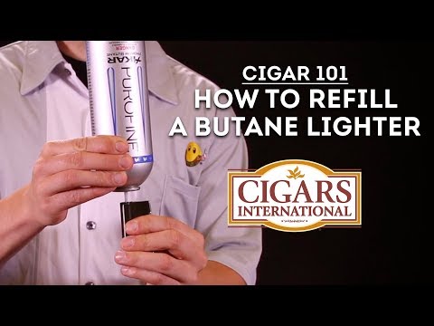 CIGAR 101 | How to Refill a Butane Lighter