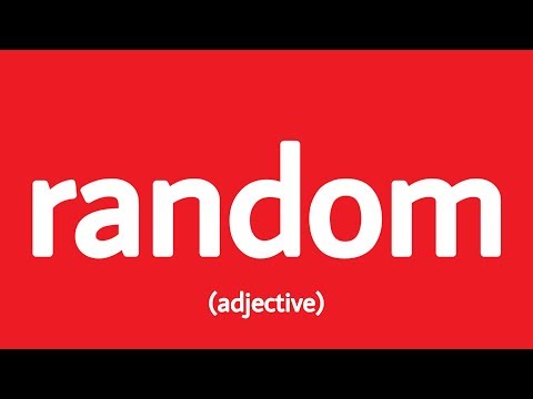 How to pronounce random (Definition + Example sentences)