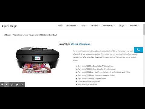 HP Envy 7858 Driver Download | Software Installation ( New 2020 User Guide )