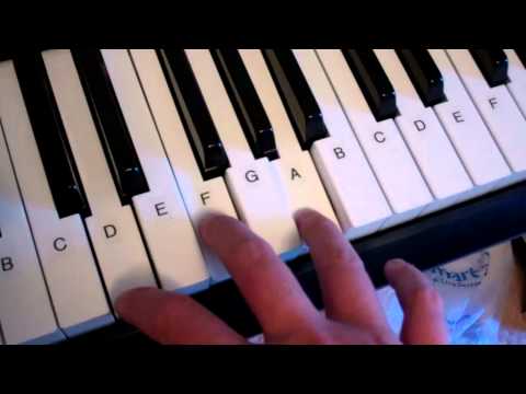 D Minor Chord Piano Keyboard Demo