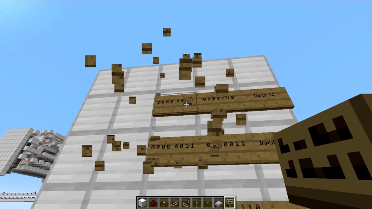 Redstone Calculator Episode 8: BCD to Binary Encoder