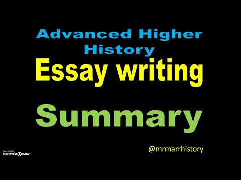 Advanced Higher History – Essay Questions | Mr Marr History