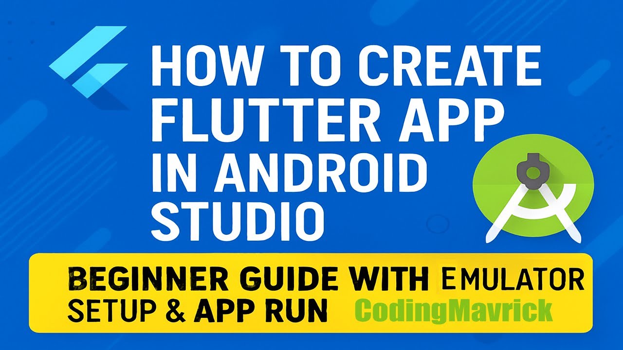 📱 Cara Membuat Aplikasi Flutter di Android Studio | Panduan Pemula dengan Pengaturan Emulator & Menjalankan Aplikasi
