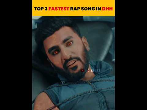 Fastest Rap Song In DHH ????❓???? #raftaar #mcstan #rcr #shorts