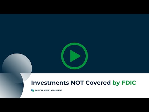 Common Investments EXCLUDED from FDIC/NCUA Insurance - FDIC Safety