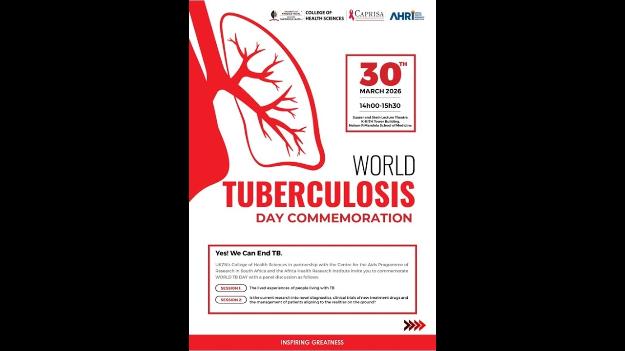 UKZN World Tuberculosis Day Commemoration