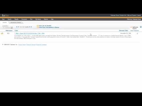 Find a case by docket number with Fastcase's Quick Case Law Search