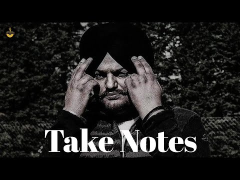 Take Notes (Official Audio) Sidhu Moose Wala | Ak Studio