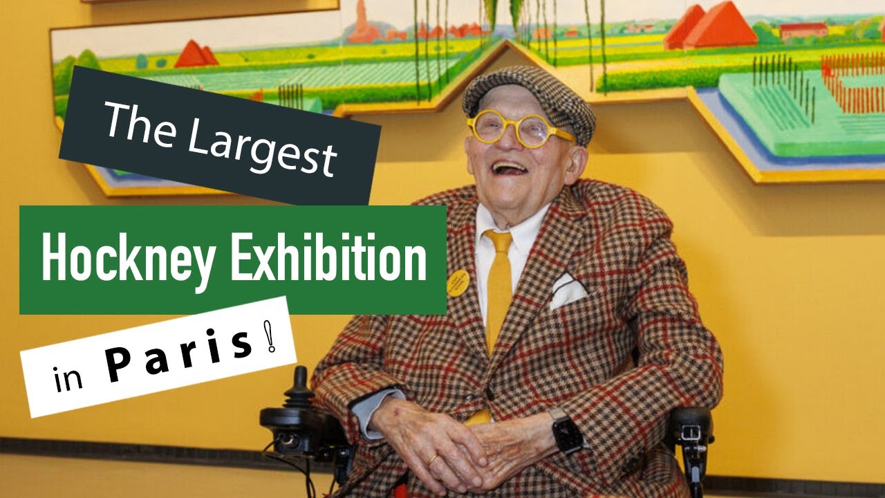 The Largest Hockney Exhibition in Paris!|| David Hockney 25