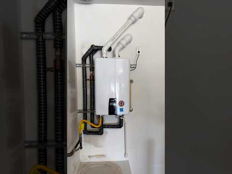 installing navien 240 A’s #plumber #plumbing #tankless #waterheater #soldering #propress