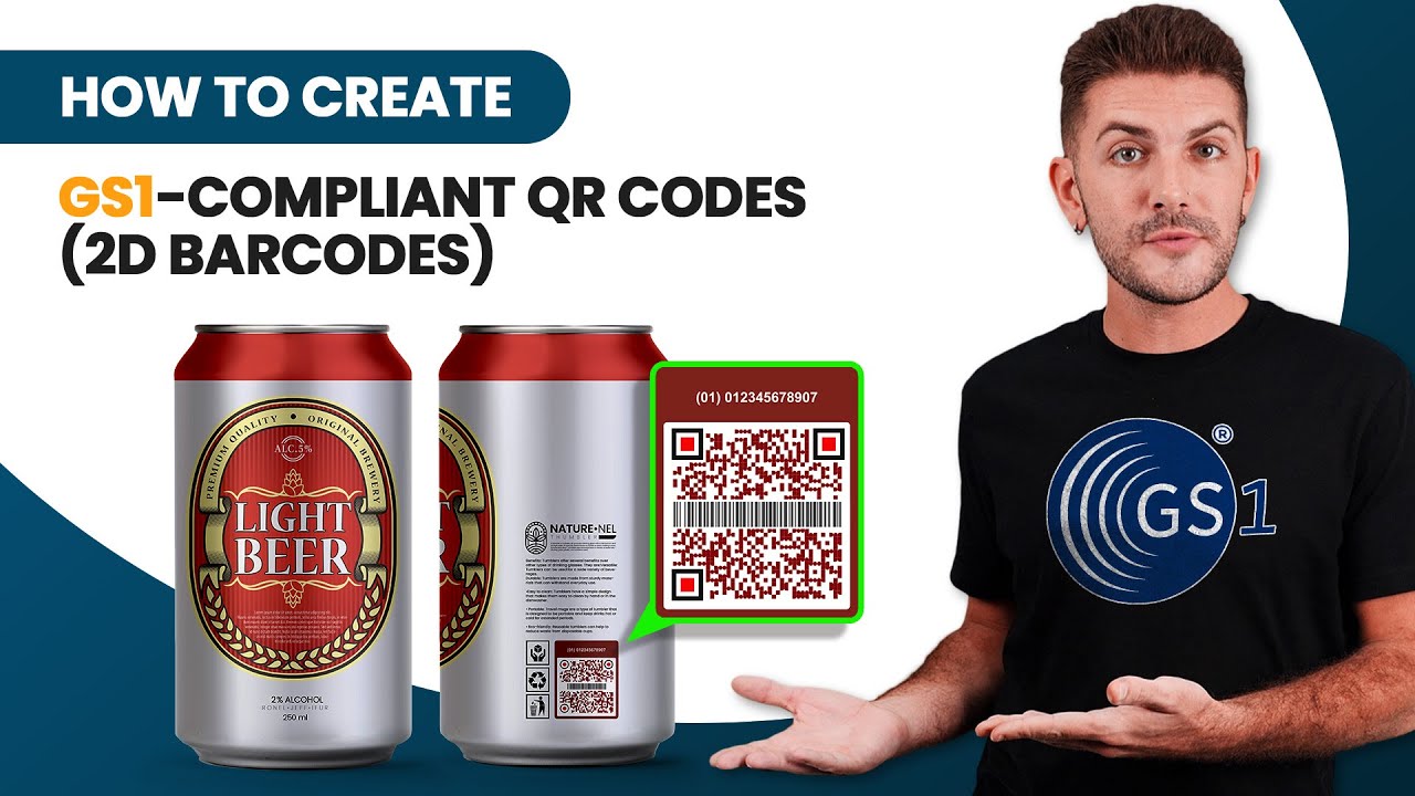 How to create GS1-compliant QR codes (2D barcodes)